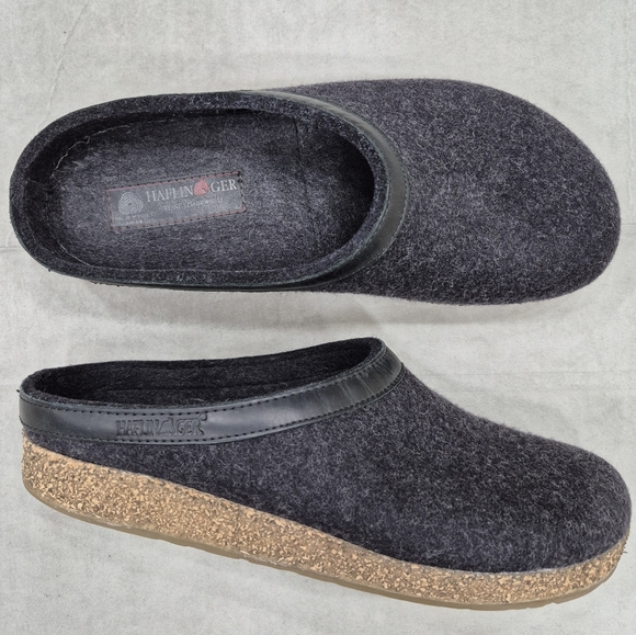 Haflinger | Shoes | Haflinger Grizzly Gzl Clog Mens 42 Us 9 Charcoal ...